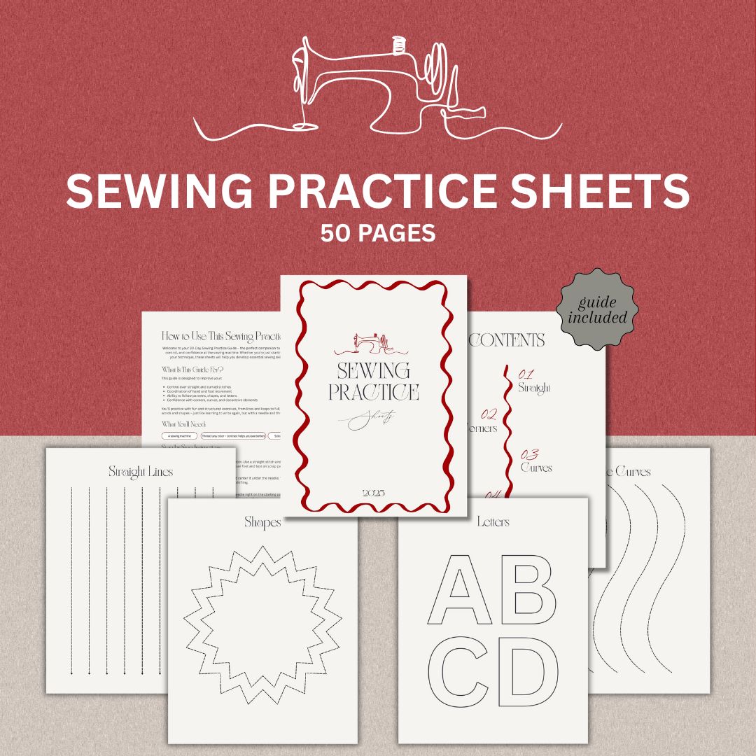 Sewing Practice Sheets – Site Vee