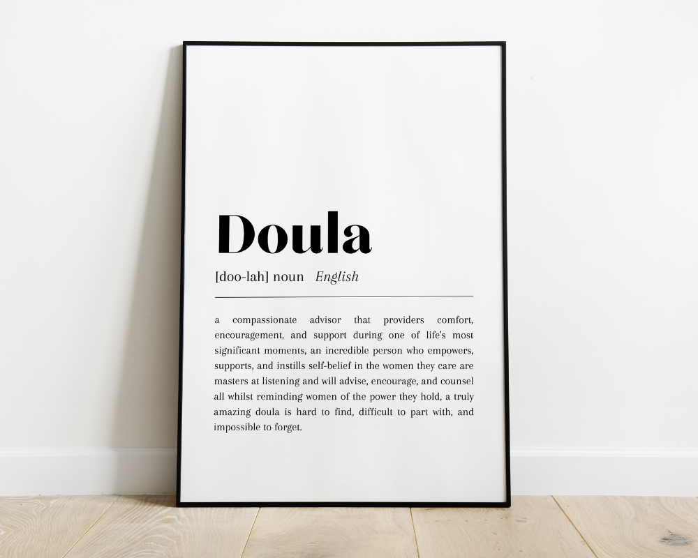 DOULA Definition Printable Wall Art – Site Vee
