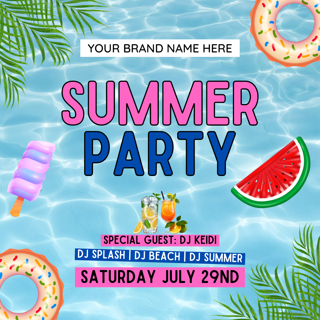 SUMMER PARTY FLYER Site Vee SUMMER PARTY FLYER Site Vee