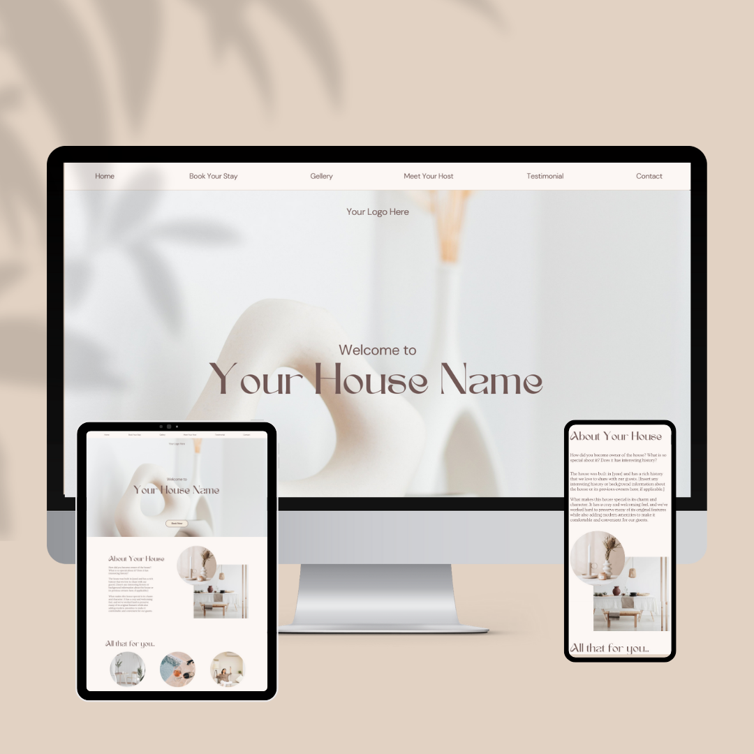 Airbnb Website Template – Site Vee